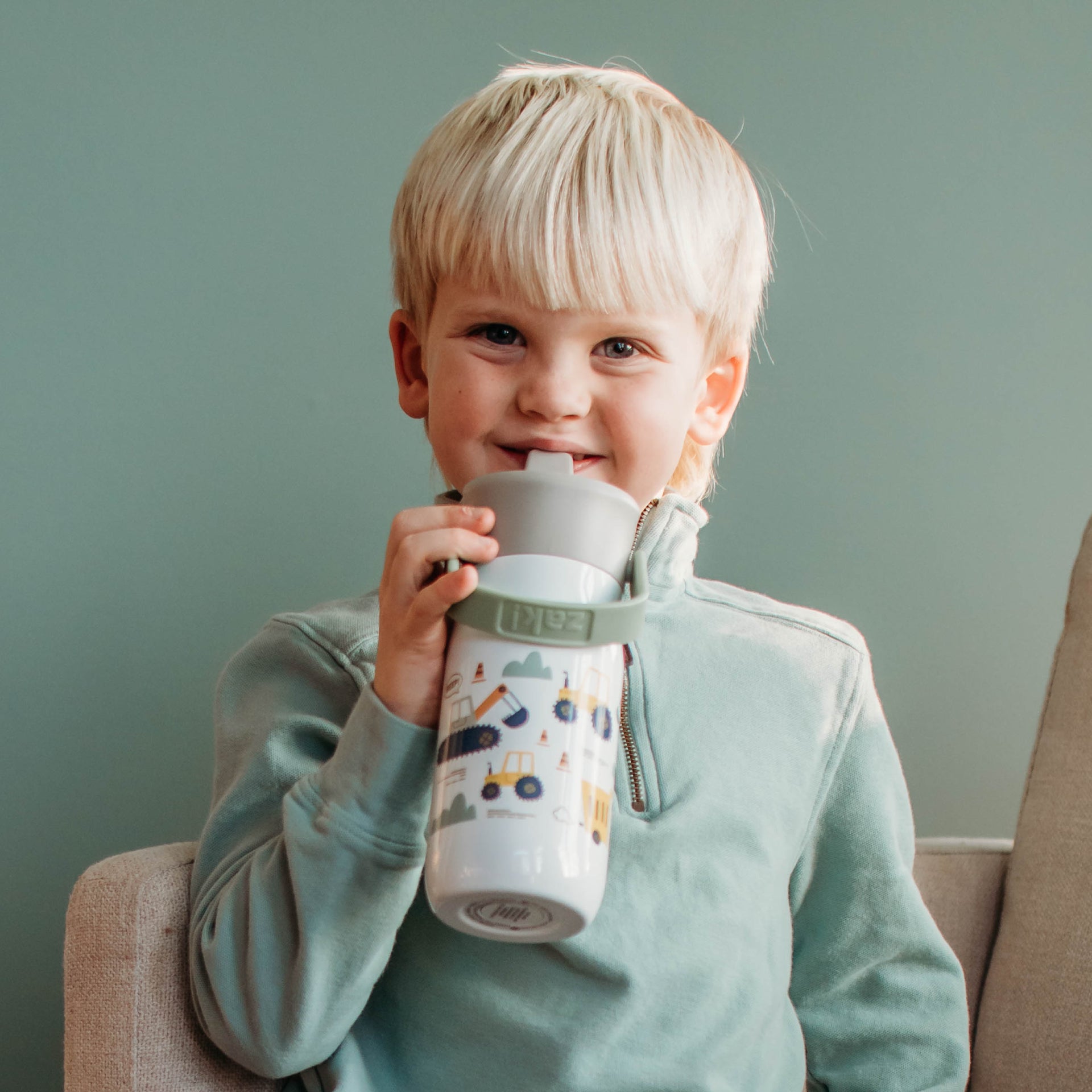 Kids Insulated Water Bottle - Construction, 14 oz. – zak.com